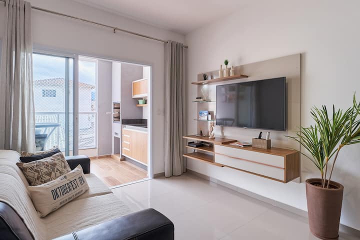 Varanda Gourmet Piscina Wifi 500mb Ar Condicionado - Ubatuba