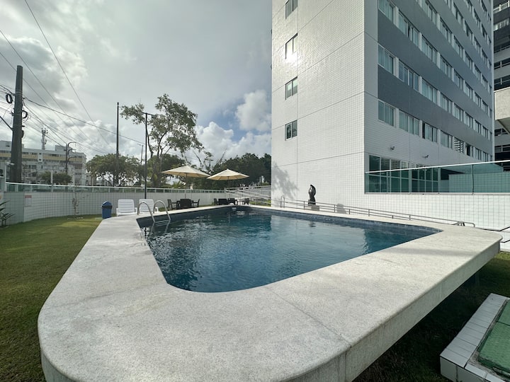 Moderno Flat Com Piscina Em Boa Viagem - Recife