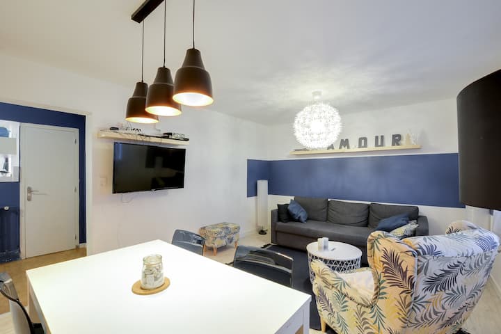 Appart Cosy & Pro – 3 Chambres | Cité Des Congrès - Nantes