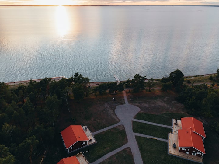 Nytt Modernt Hus Med Egen Altan Vid Stranden - Mörbylånga