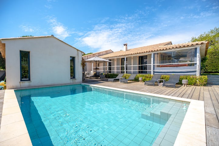Villa Natawa - Piscine Chauffée - Agence Shellter - Grimaud
