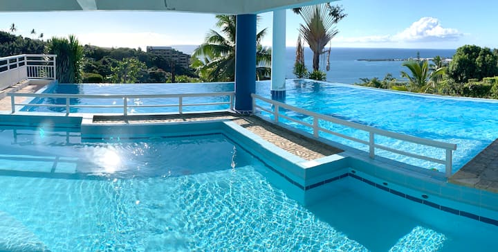 Studio Calme Vue Mer / Piscine / Salle De Sport - French Polynesia