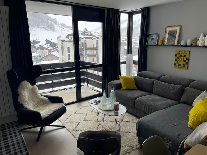 Hyper Centre Val D'isère Appart Lumineux 4 Pers - Val-d'Isère