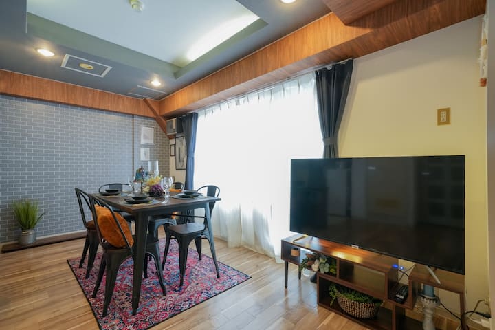 Susukino 6pax Double Public Transportation 9f - Sapporo