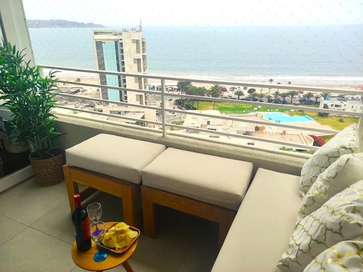 Apartamento 2d/2b Con Vista Panorámica Al Mar - Coquimbo