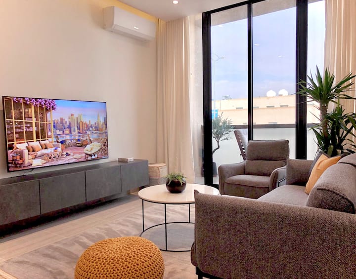 إنبار ريزدينس شقة مودرن مطلّة شمال الرياض - Riyadh