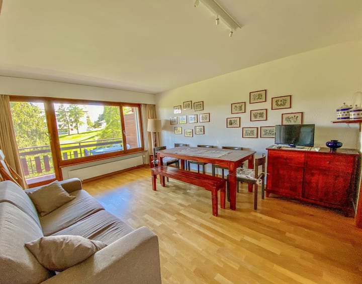 Crans Center, On The Golf, Quiet, Alps View - Crans-Montana