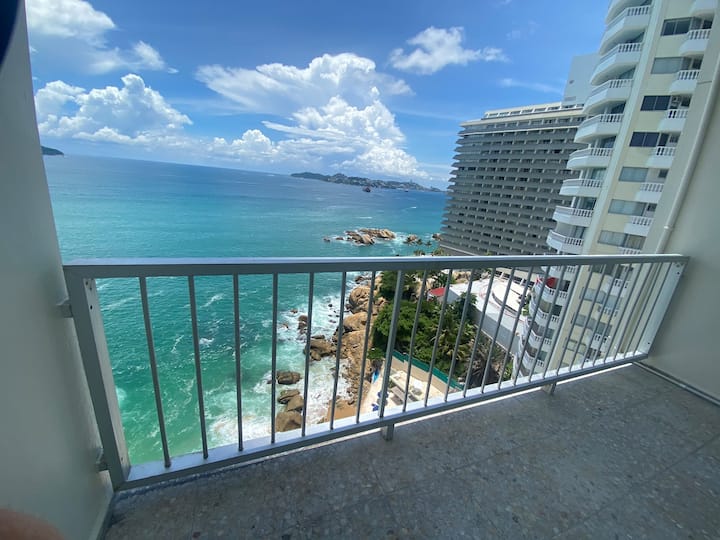 Depa 4 Personas Vista Al Mar - Acapulco de Juárez
