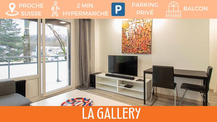 Zenb&b | La Gallery | Frontière | Parking| Balcon| - Saint-Julien-en-Genevois