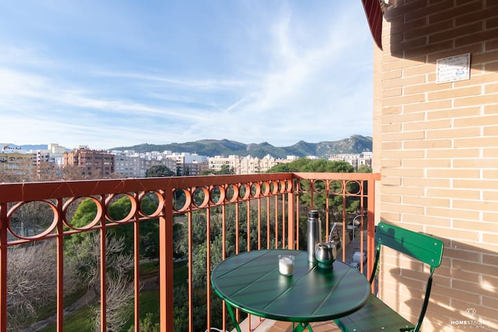 Piso En Gandia Con Vistas Al Parque Y A Montañas. - Gandía