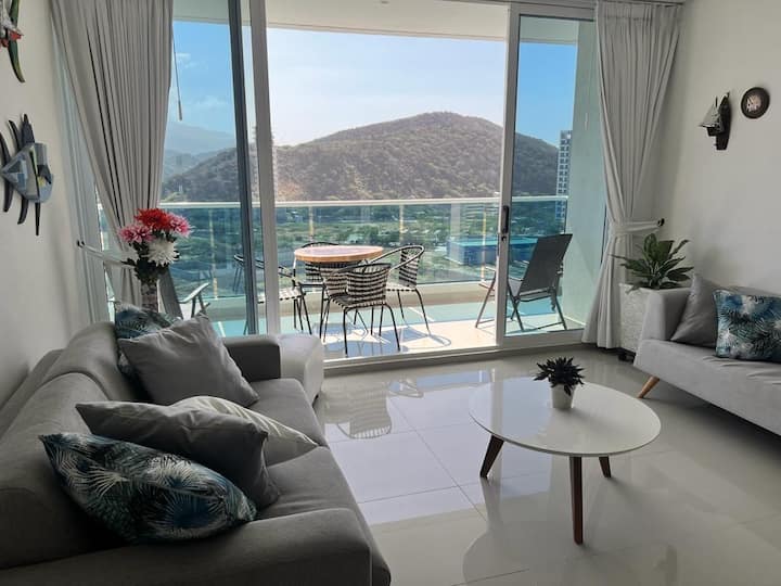 Hermoso Apartamento Cerca Del Mar - Santa Marta - コロンビー サンタ・マルタ