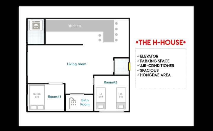 Kh2_monthly 서울/홍대 한달살기/엘리베이터 - Seoul