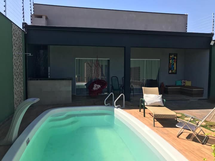 Casa No Thermas Dos Laranjais , 9 Min Dos Thermas - Olímpia