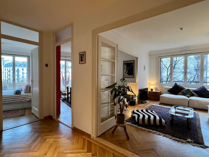 Bright & Calm Family Apartment - Geneva