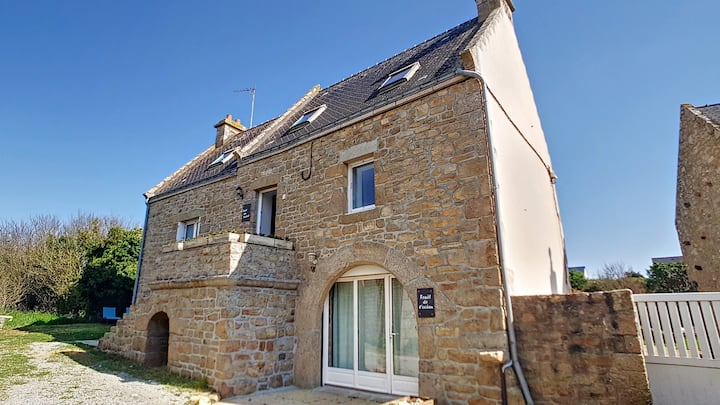 Grange Rénovée 500 M De La Plage-jardin (6-8pers) - Erdeven