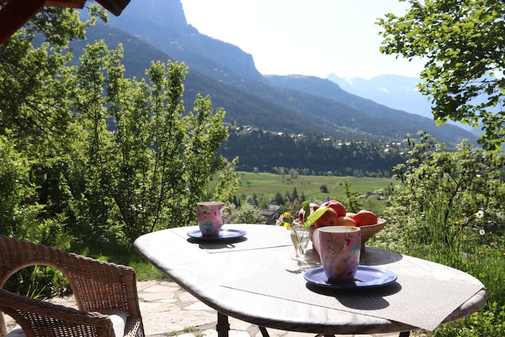 Imazarène, Appartement Dans Chalet Calme Belle Vue - Pelvoux