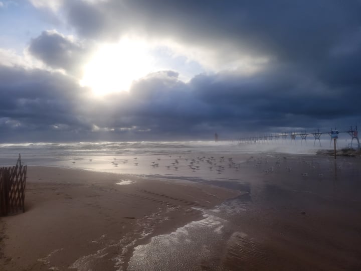 Steps To Beach/sunsets/blueberry Cottage W/ Deck! - サウス・ヘブン, MI