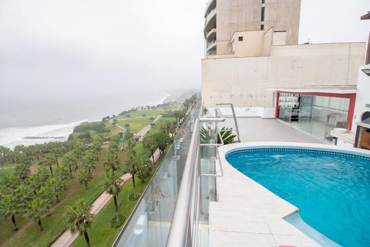 Departamento Triplex Frente A Mar En Miraflores - Lima