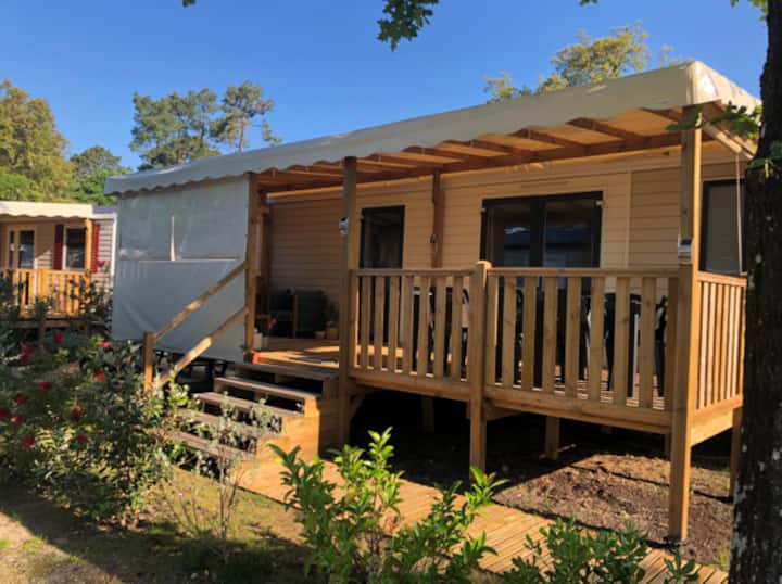 Mobilhome Camping Les Viviers Cap Ferret - Lège-Cap-Ferret