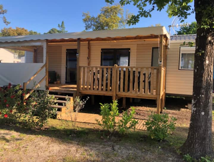 Mobilhome Camping Les Viviers Cap Ferret - Lège-Cap-Ferret