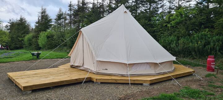 Bell Tent Sleeps Upto 5 People - Pembrokeshire