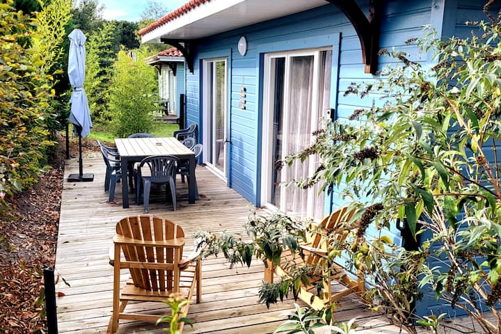 Villa Landaise Avec Piscine Et Parking - Biscarrosse