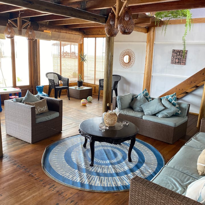 Casa De Playa, Wakama Ecoplaya, A Un Paso Del Mar - San Vicente de Cañete