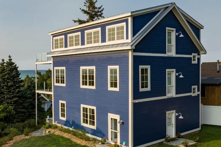 Luxurious Lakefront|6br-5ba|paddle Boards|gameroom - Michigan City, IN