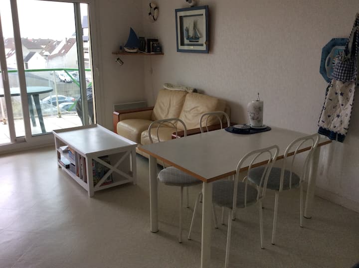 100m Plage Et Balcon Sud Vue Mer - Fort-Mahon-Plage