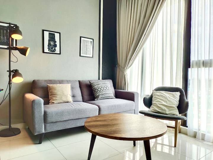 Bathtub Suite Jb Mosaic @ 3+1br(highfloor)12-16pax - Johor Bahru