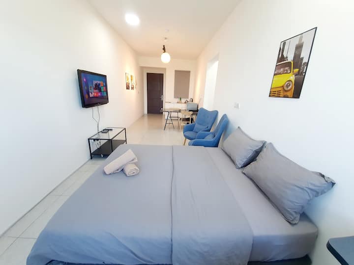 Jovial Cozy Studio 3pax@meritus - Perai