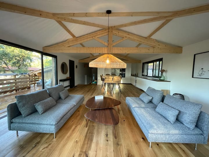 Cap Ferret Le Canon - Villa Neuve En Bois 10 Pers - Cap Ferret