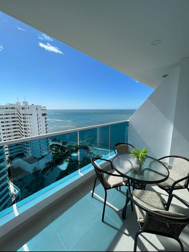 Apartamento de lujo frente al Mar (Beach Club) - Departamentos en renta en Gaira, Magdalena ...