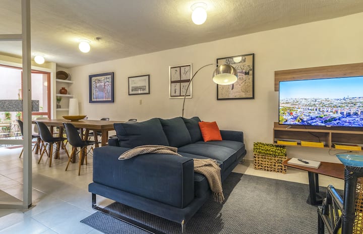 Spacious Apartment, Centrally Located. 4bd 3ba 150 - Santiago de Querétaro