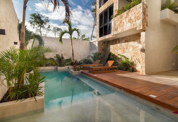 La Veleta 1br | Private Jacuzzi & Rooftop Pool - Tulum