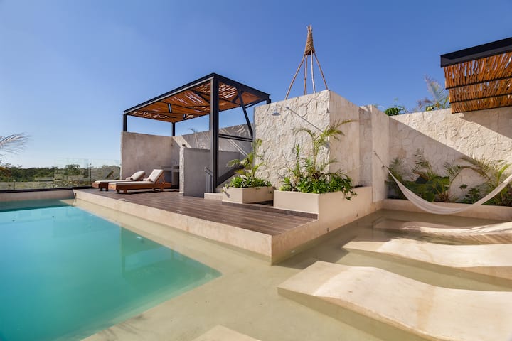 Gorgeous Jungle View Studio With Private Pool! - Tulum