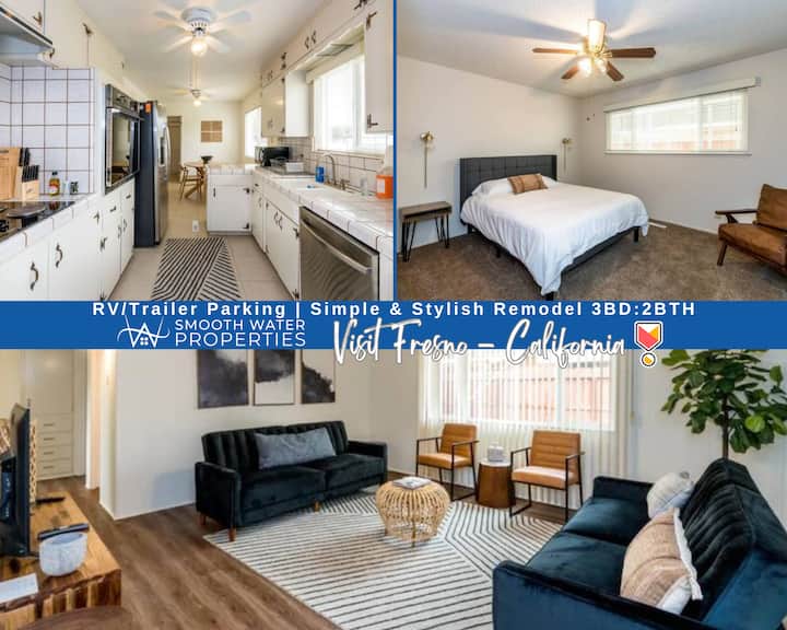 Rv/trailer Parking | Simple & Stylish Remodel - Fresno, CA