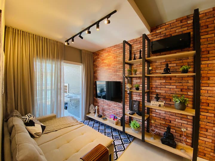 Apto Industrial Chic Na Praia Do Campeche - Florianópolis