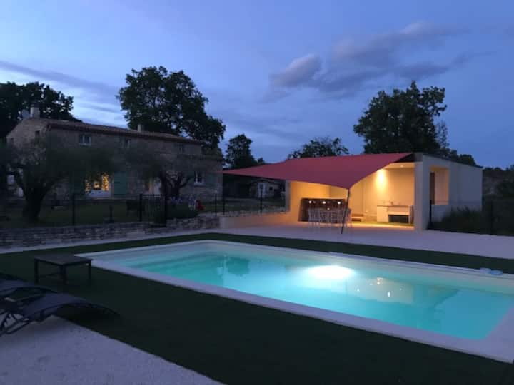 Mas Ardéchois Avec Piscine - 12 Pers - Barjac