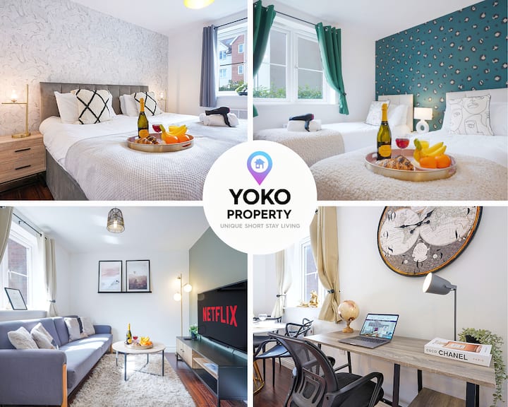 Stylish Flat • Free Parking • Skytv • Fast Wifi - Northampton