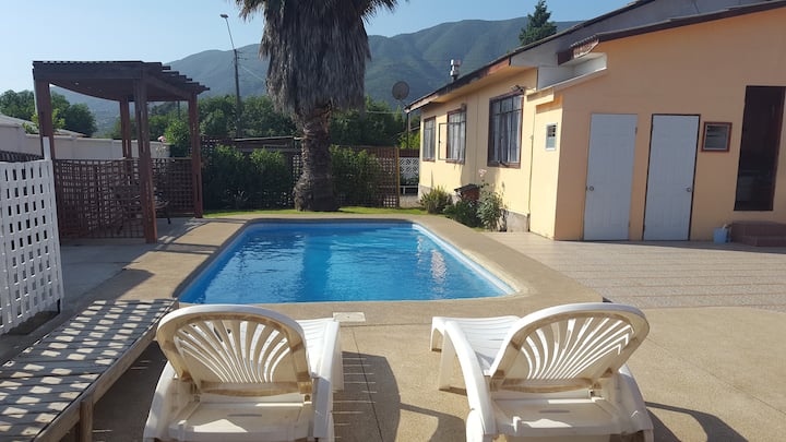 Casa Hermosa Con Piscina Olmué - Olmué