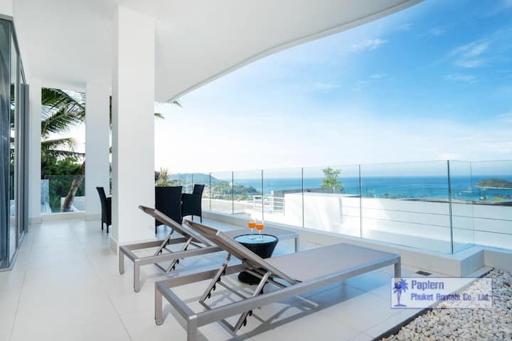 Incroyable Vue Mer Piscine Privée Jacuzi 3chambres - Karon Beach