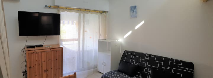 Agréable T3 Pour Une Famille Wifi Clim Près Plage - Valras-Plage