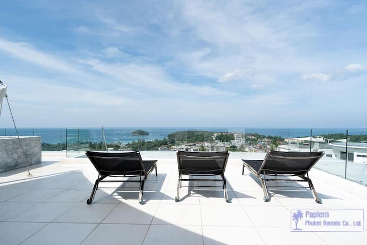 Rooftop Vue Mer Exception. Piscine 3 Chambre 6-7 P - Kata Beach