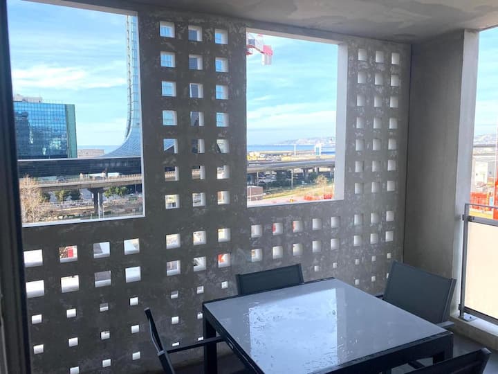 Apparemment Lumineux (3 Lits, 2 Chambres, 1 Salon) - Marseille