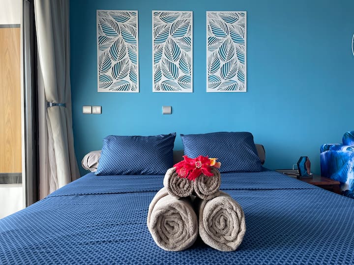 Appartement Papeete Vue Mer,wifi,parking,pool, A&c - Polynésie française