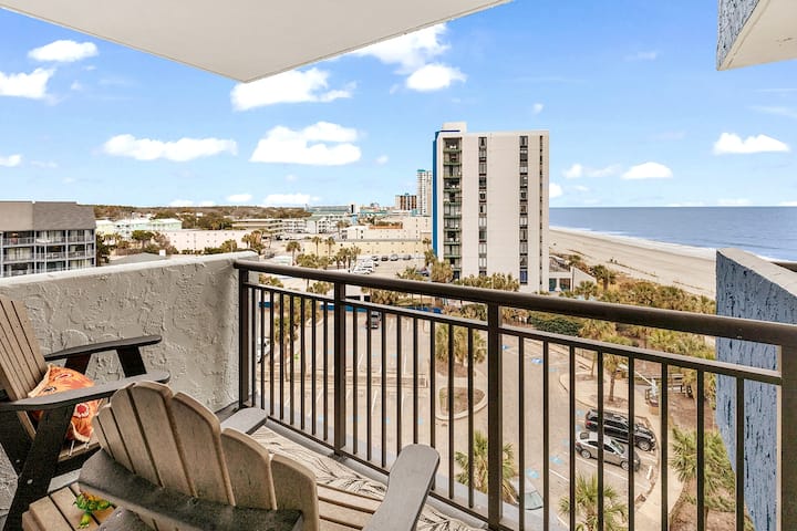 Ocean View 1br King Suite W/balcony On The Beach - Myrtle Beach, SC