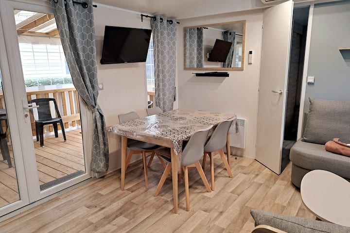 Superbe Mobilehome Climatisé 6p Camping La Pignade - La Tremblade