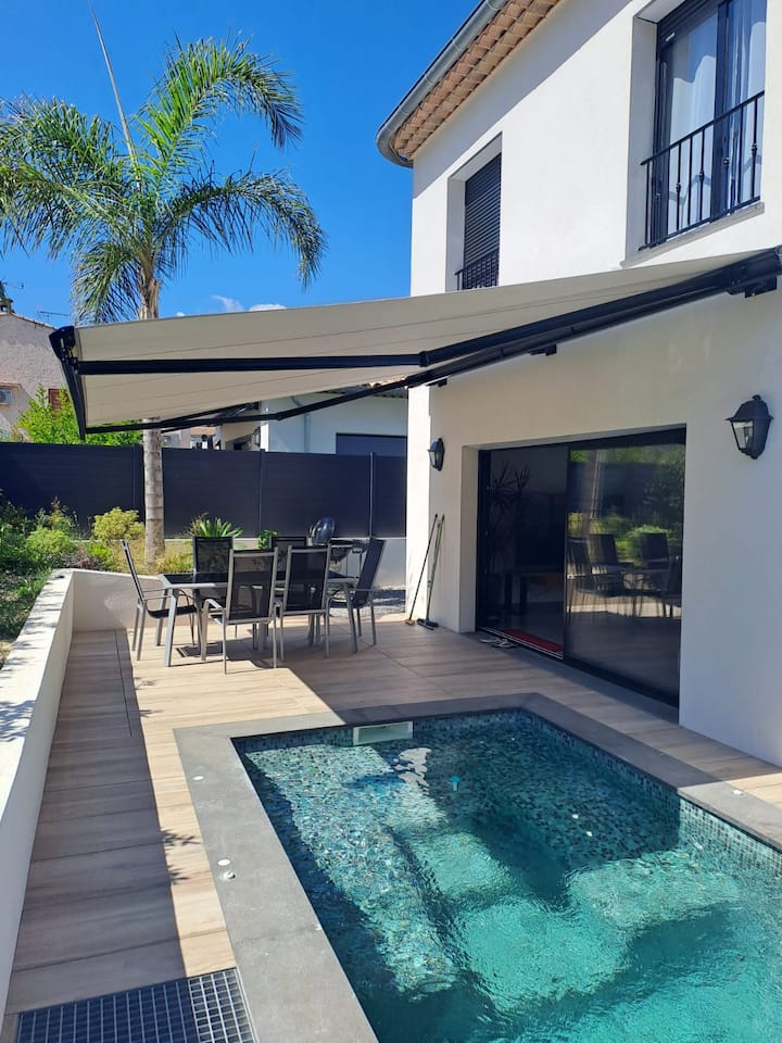 Villa Piscine-jacuzzi - Juan-les-Pins