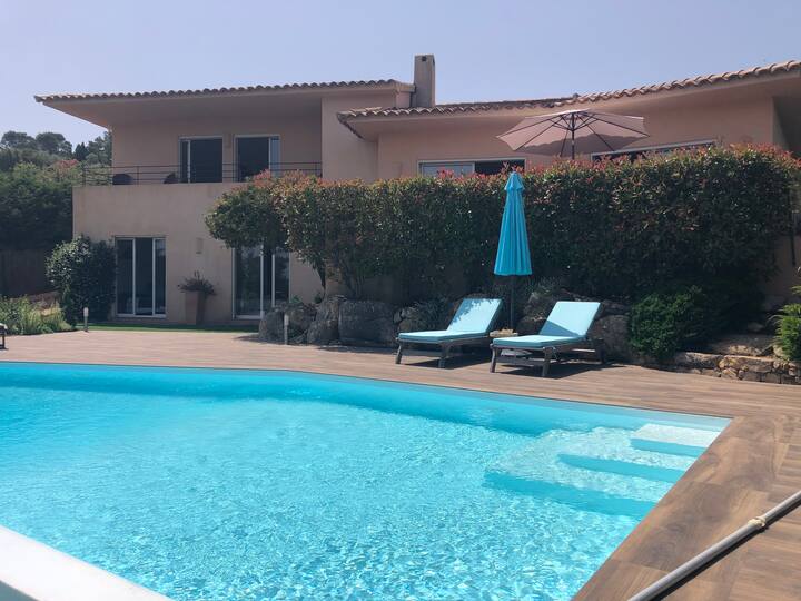 Superbe Villa Piscine Très Belle Vue Mer Montagne - Lecci